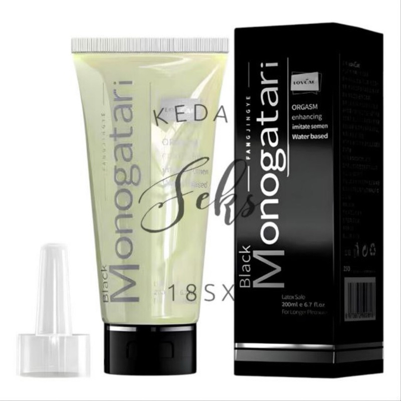 LOVCAE - BLACK MONOGATARI SEMEN IMITATION LUBRICANT (200ML) | Shopee ...