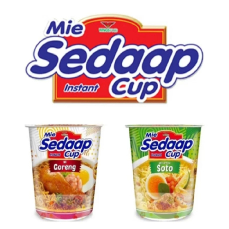 Mie Sedaap Instant Cup Goreng 81g/Mie Sedaap Instant Cup Soto 81g ...