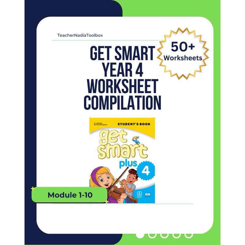(SOFTCOPY PDF) Year 4 Getsmart based worksheet compilations (50 worsheets,module 1-10) | Shopee ...