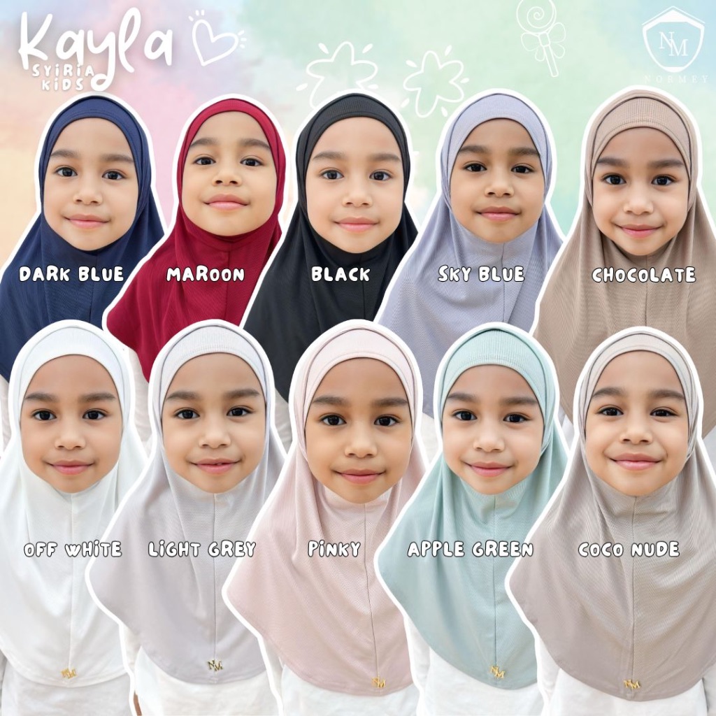 NORMEY BASIC [ KAYLA SYRIA KIDS SERIES - FREE INNER ] | Shopee Malaysia