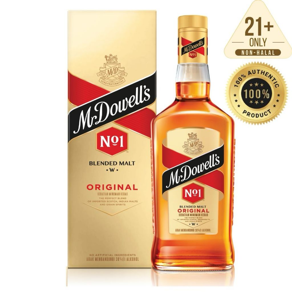 MrDowell's No.1 Blended Malt Whisky 750ml | Shopee Malaysia