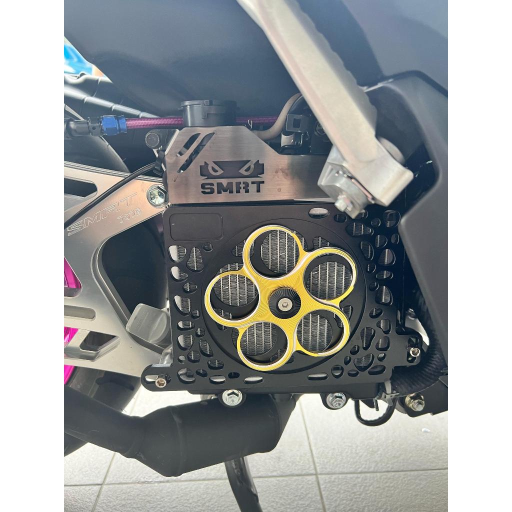 YAMAHA NVX155 V2 / NMAX155 SMRT RADIATOR COVER CNC ALLOY COOLANT COVER ...