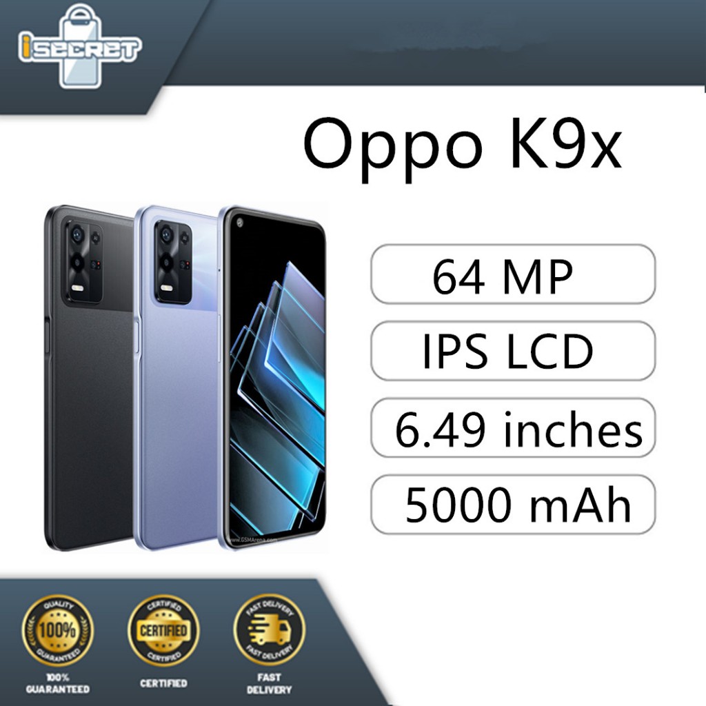 Oppo K9x (12GB+256GB) 5000mAh | 6.49 inches /64MP Triple Camera | Dual ...