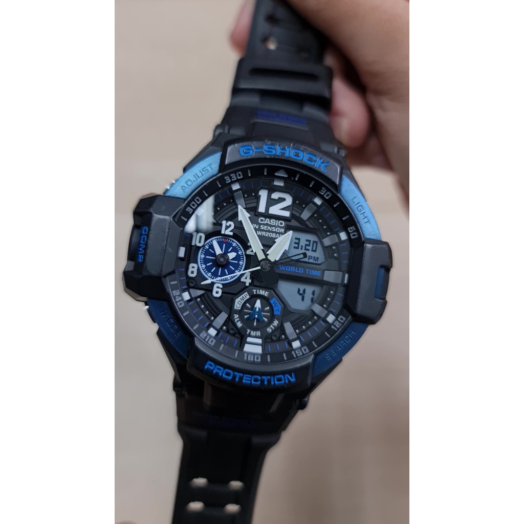 Used GA1100 Gravity Master Twin Sensor Biru | Shopee Malaysia