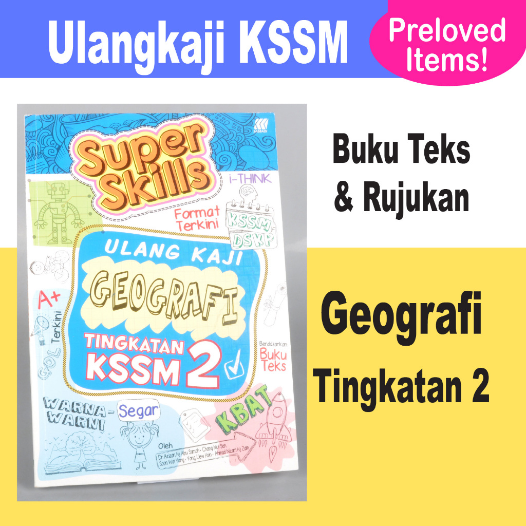 [TEKS-T2 Super Skills] Geografi Buku Teks & Rujukan Tingkatan 2 (KSSM ...
