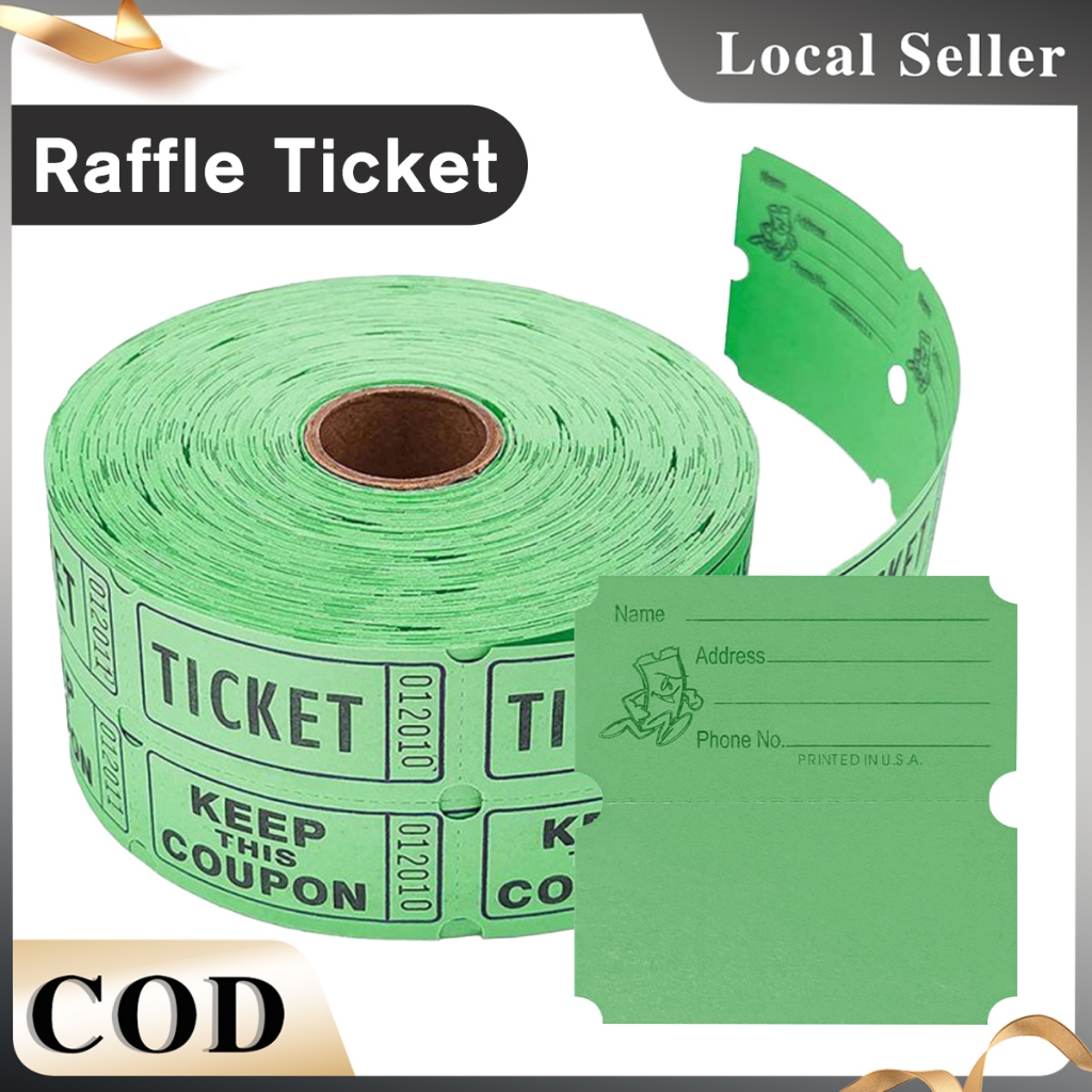 Professional Event Raffle Paper Roll 500pcs Multipurpose Lottery ...