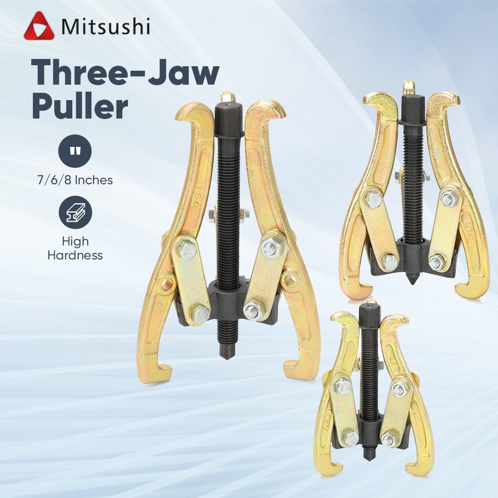 Mitsushi 3 Jaws Pilot Bearing Puller Triangle Penarik galas Internal ...