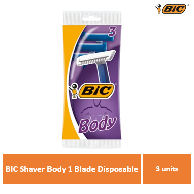 BIC Shaver Body Single Blade Disposable 3s | Shopee Malaysia