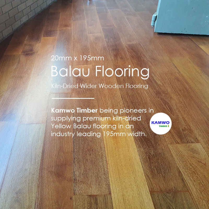 Balau Wood Flooring - Lantai Kayu Balau - 20mm x 195mm | Shopee Malaysia