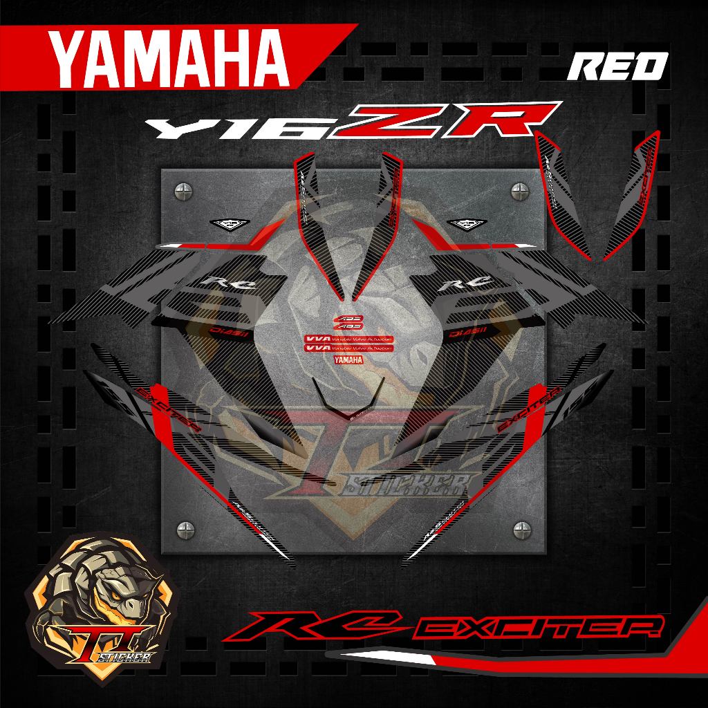 STRIPE YAMAHA Y16 EXCITER-RC 2016 CUSTOM STRIPE VIETNAM DESIGN BODY ...