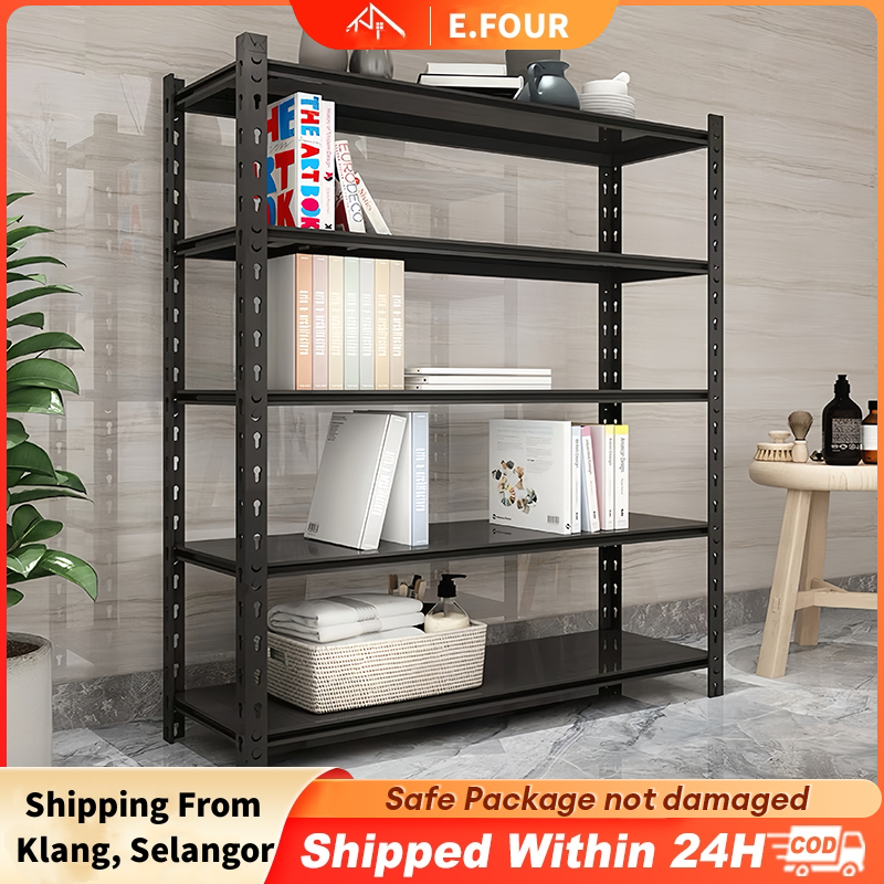 3/6 Tier Metal Boltless Rack Home kitchen Store Storage Rack Warehouse ...