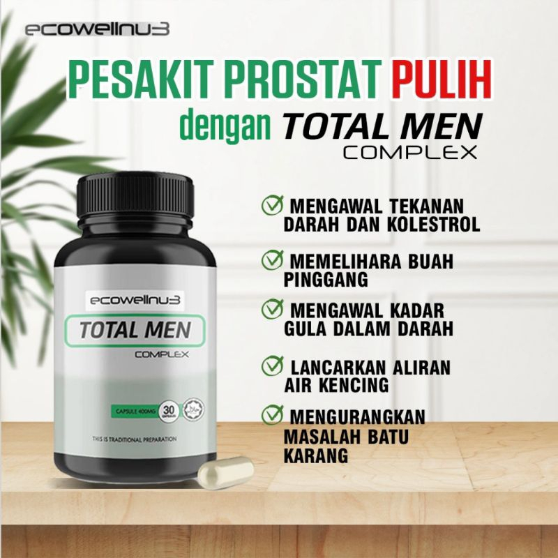 TOTALMEN COMPLEX SUPPLEMENT NO 1 MASALAH PROSTAT (30KAPSUL) | Shopee Malaysia