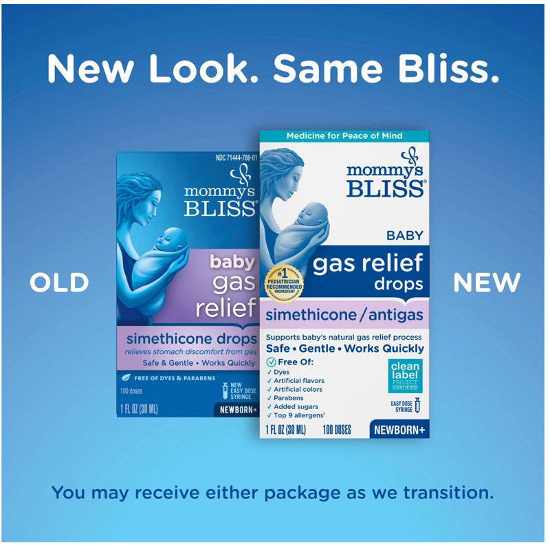 (RDY STOCK)Mommy's Bliss Gas Relief Simethicone Drops Newborn+ 1 fl oz ...