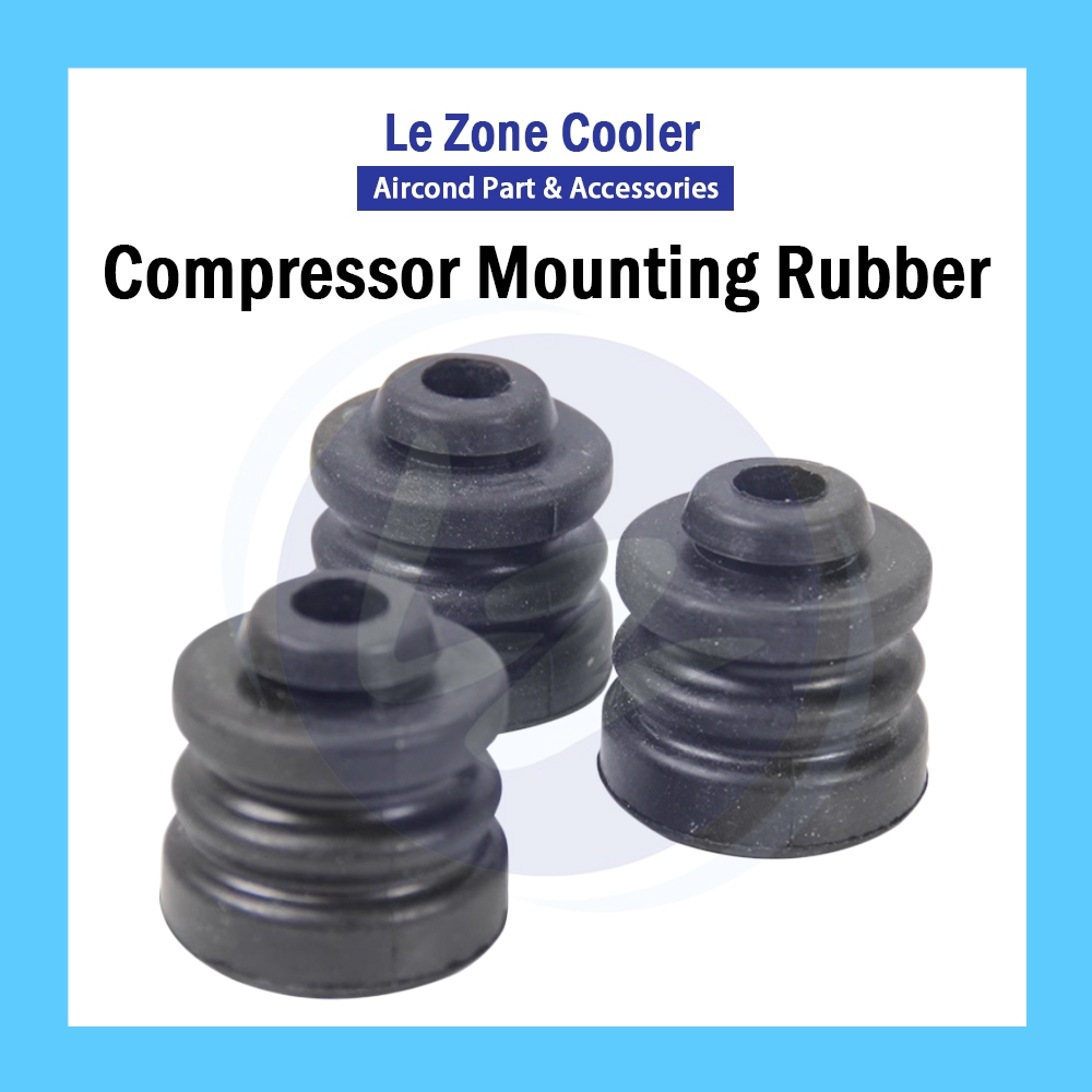 (1 pc) Aircond Compressor Mounting Rubber Stand 1hp 1.5hp 2hp 2.5hp 3hp ...