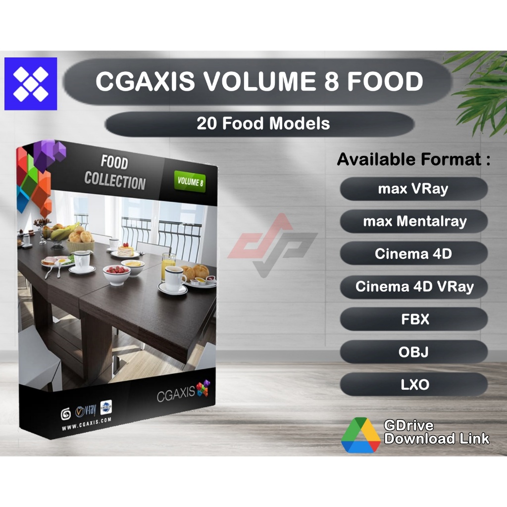 [Download] CGAXIS 3D Models Volume 8 Food included 20 of 3D Models ...