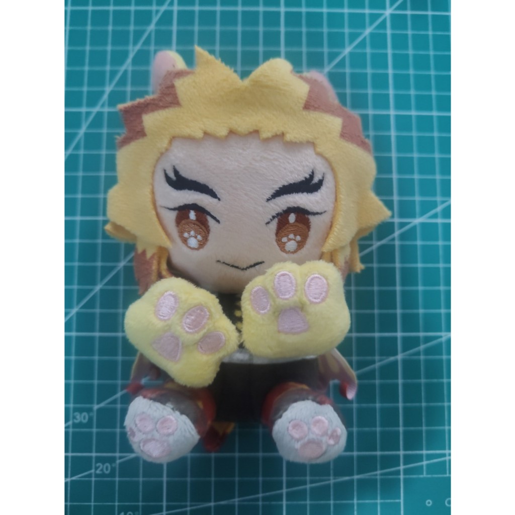 Demon Slayer Kyojuro Rengoku Chibi Cat (Nyaphoreme) Plush | Shopee Malaysia