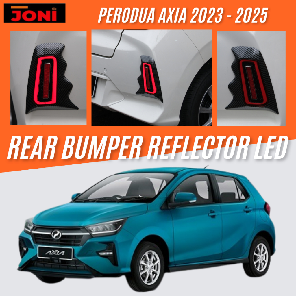 Perodua Axia 2023 2024 2025 Tail lamp Rear Bumper Lights Reflector Lamp ...