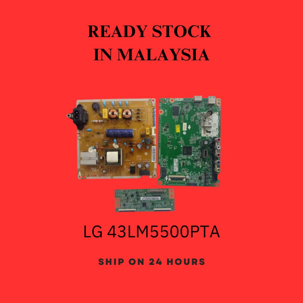 LG 43LM5500PTA POWERBOARD, MAINBOARD AND TCON | Shopee Malaysia