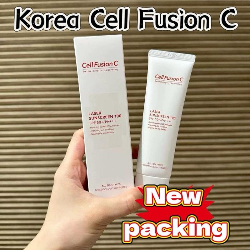 KOREA Cell fusionC 100 Pelindung matahari #KOREA Cell fusionC 100 ...