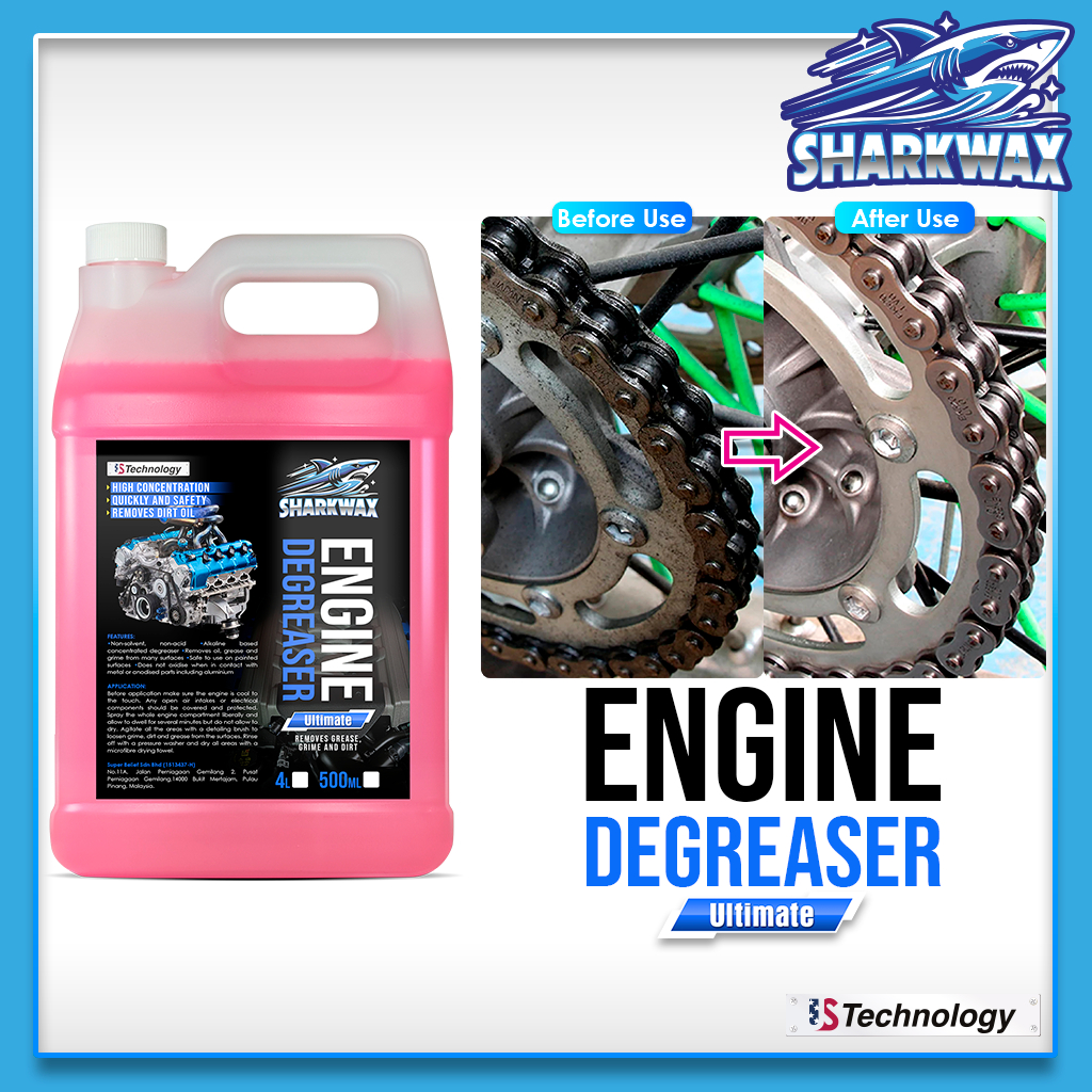 SharkWax Engine Degreaser Chemical 4KG Alkaline Degreaser Rim Wash ...