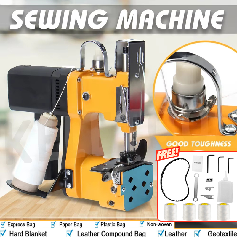 Electric Sewing Machine Handheld Mesin Jahit Industri Thread Portable ...