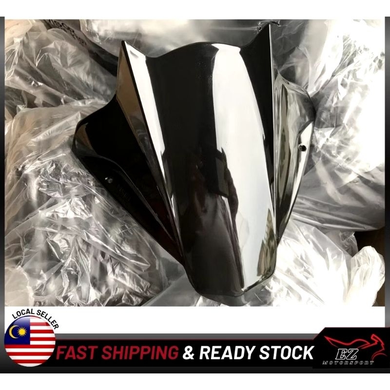 YAMAHA LC 135 LC135 V1 V2 V3 COWLING VISOR BLACK CLEAR BATMAN VISOR ...