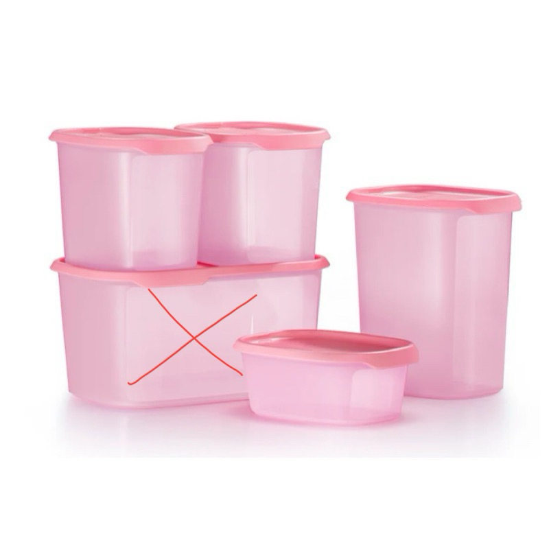 Tupperware One touch fresh oval set (4pcs) | Shopee Malaysia