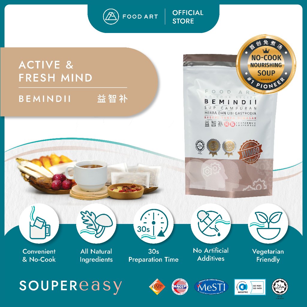 Food Art Soupermum【BE MINDII】Healthy Natural Instant Herbal Soup JUMBO ...