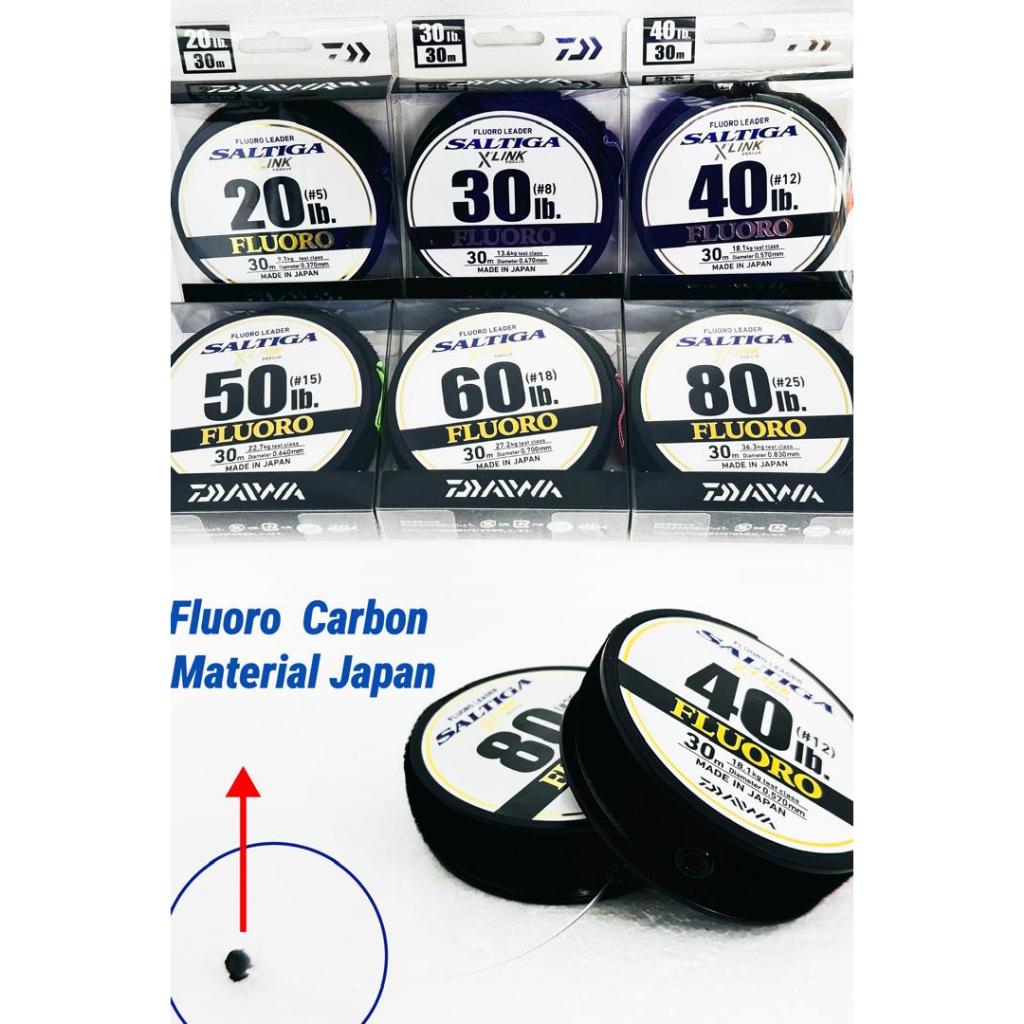 DAIWA SALTIGA FLUORO CARBON 100% FC LEADER LINE MADE IN JAPAN X Link ...