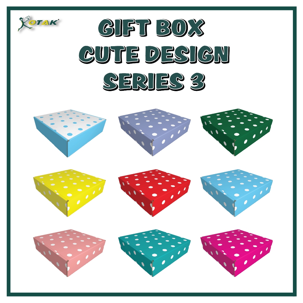 10PCS Cute Design Series 3 Gift Box | Shopee Malaysia