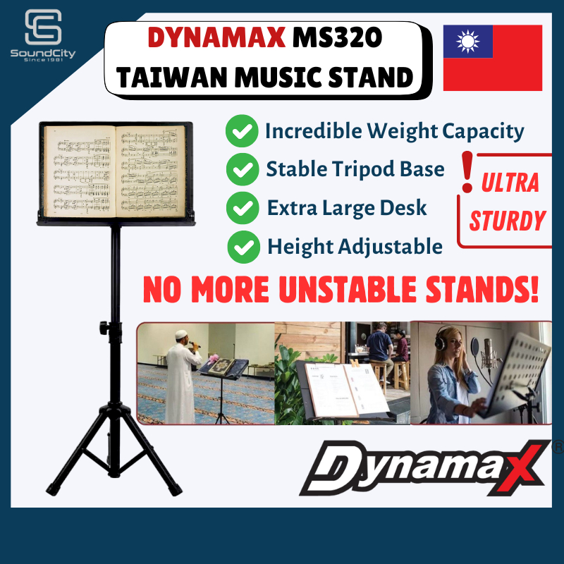 Taiwan MS320 Super Heavy Duty Music Stand Al Quran Stand Besar For Imam ...