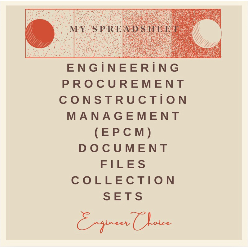 Engineering procurement construction management (epcm) document fIles collectIon sets | Shopee ...