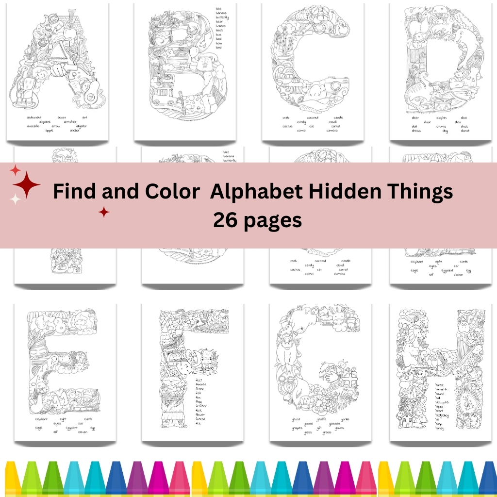 Alphabet Find and Seek Activity , Alphabet Dot to Dot Activity | Shopee ...