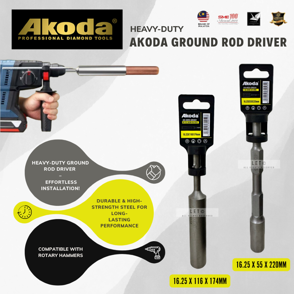 AKODA GROUND ROD DRIVER - HEAVY DUTY | Shopee Malaysia