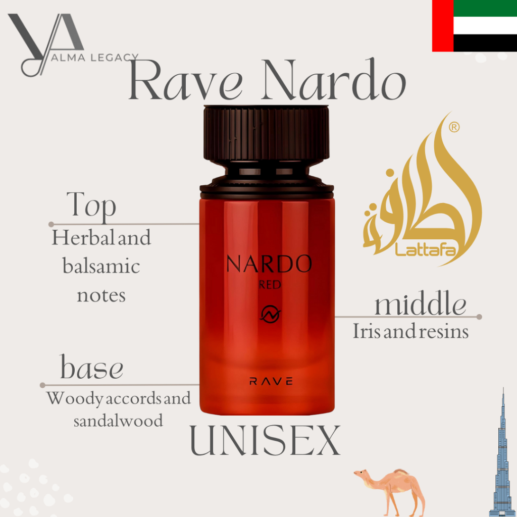 NARDO RED BY RAVE 100ML EDP | Shopee Malaysia