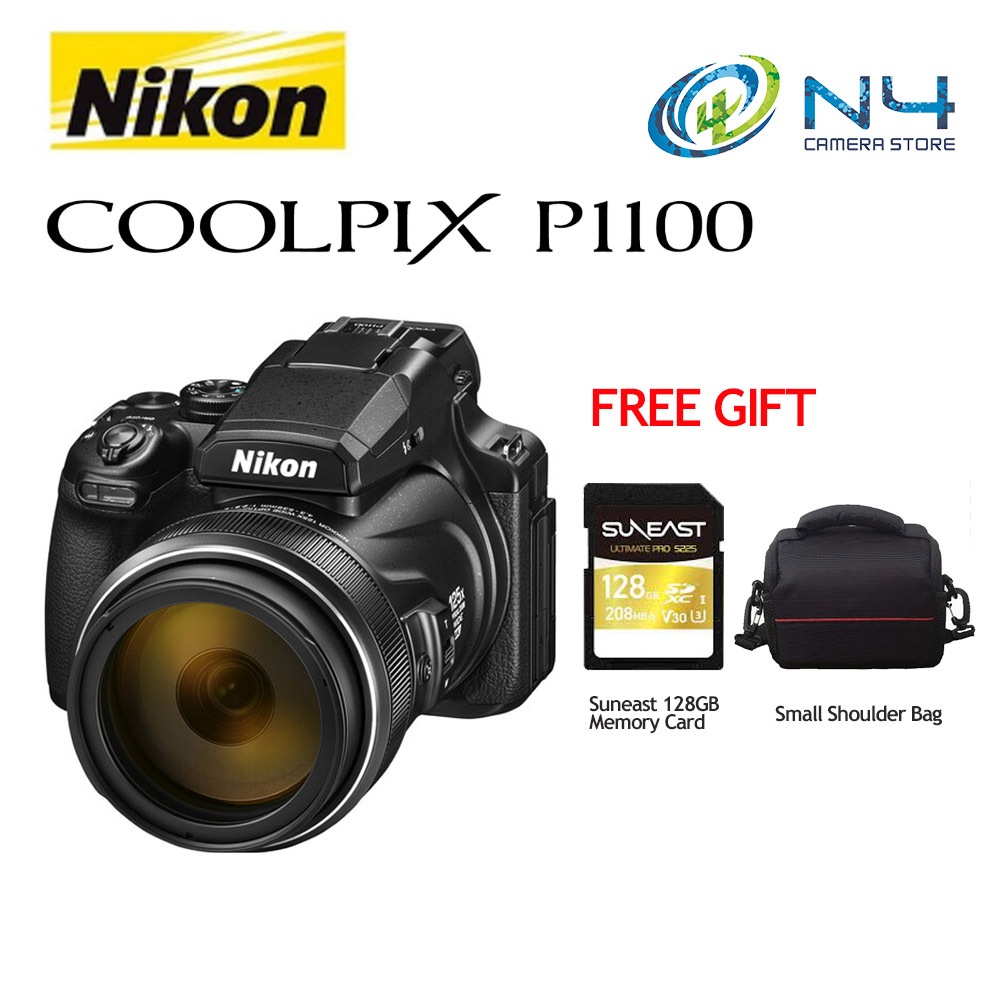 Nikon COOLPIX P1100 Digital Camera Shoot at staggering distances with ...