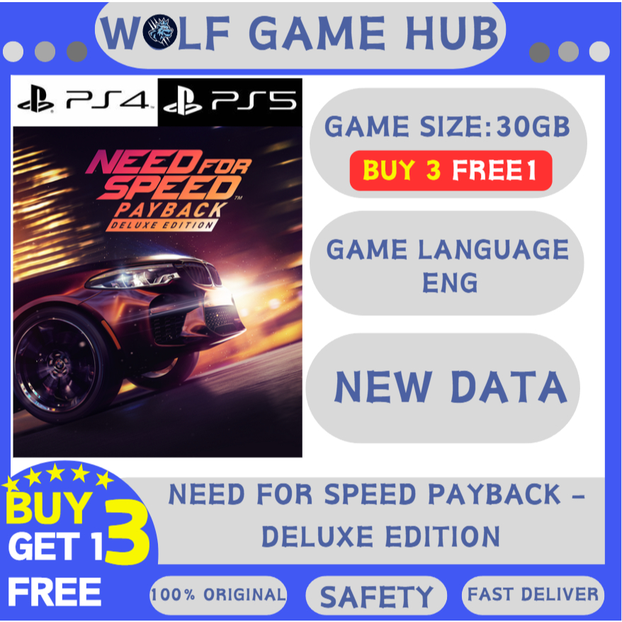 Need for Speed Payback - Deluxe Edition ( PS4 & PS5 ) Game Digital ...