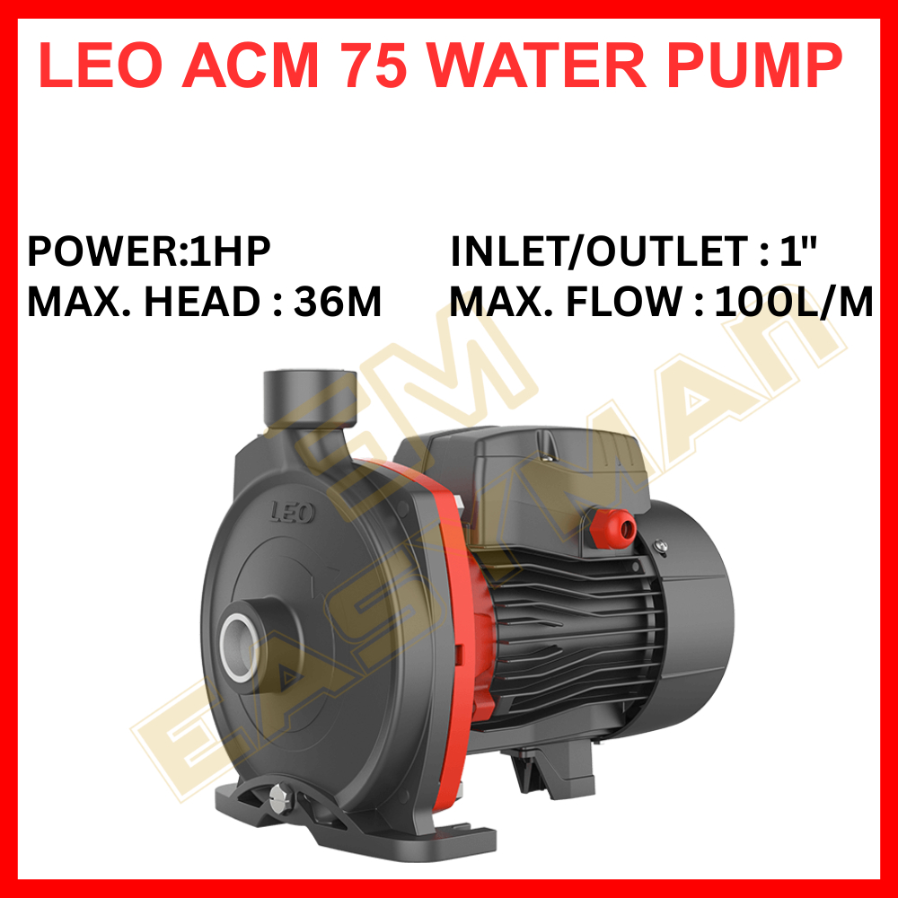 LEO ACM75 CENTRIFUGAL WATER PUMP 1 HP PAM AIR 1HP | Shopee Malaysia