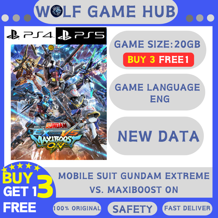 Mobile Suit Gundam Extreme Vs. Maxi Boost ON ( PS4 & PS5 ) Game Digital ...