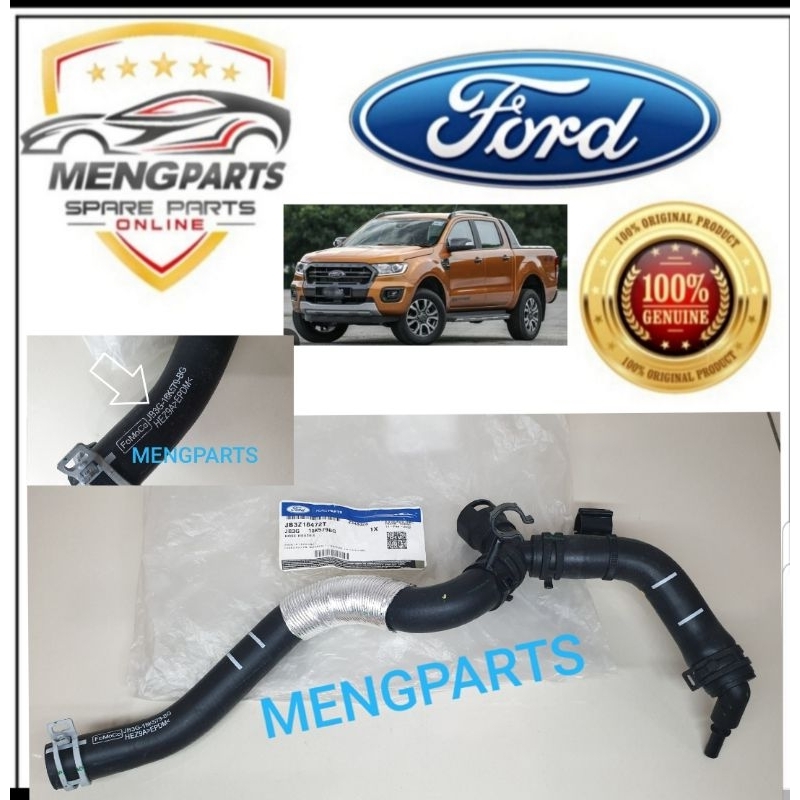 ORIGINAL FORD RANGER T8 2.0 2018Y > HOSE SPARE TANK HOSE HEATER 3 WAY ...