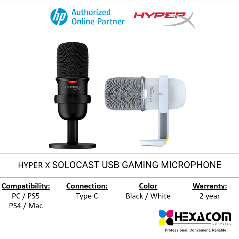 HyperX Solocast / Solocast 2 USB Gaming Microphone | Shopee Malaysia