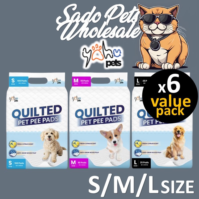 YahuPets 99% Antibacterial 7 Layers Pee Pad Wee Wee Pad Pet Training ...