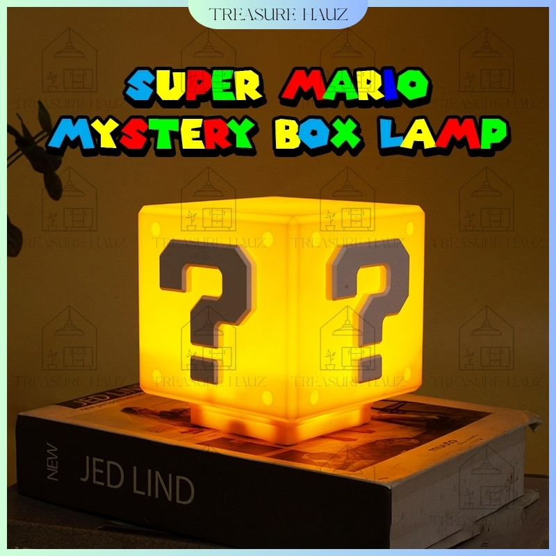 🔥[Ready Stock] Cute Super Mario USB Lamp Charging LED Question Mark ...