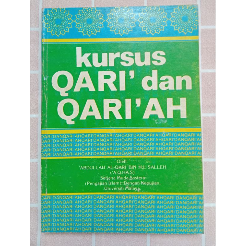 preloved KURSUS QARI' DAN QARI'AH Abdullah al qari | Shopee Malaysia