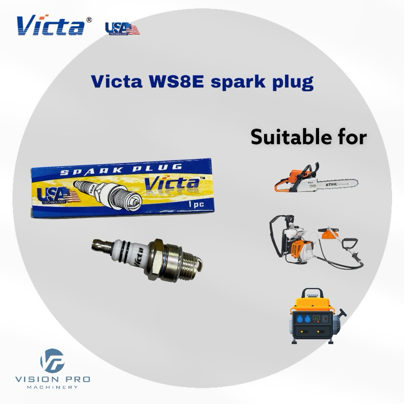 Victa Spark Plug Brush Cutter Power Sprayer Mesin Rumput Pam Racun ...