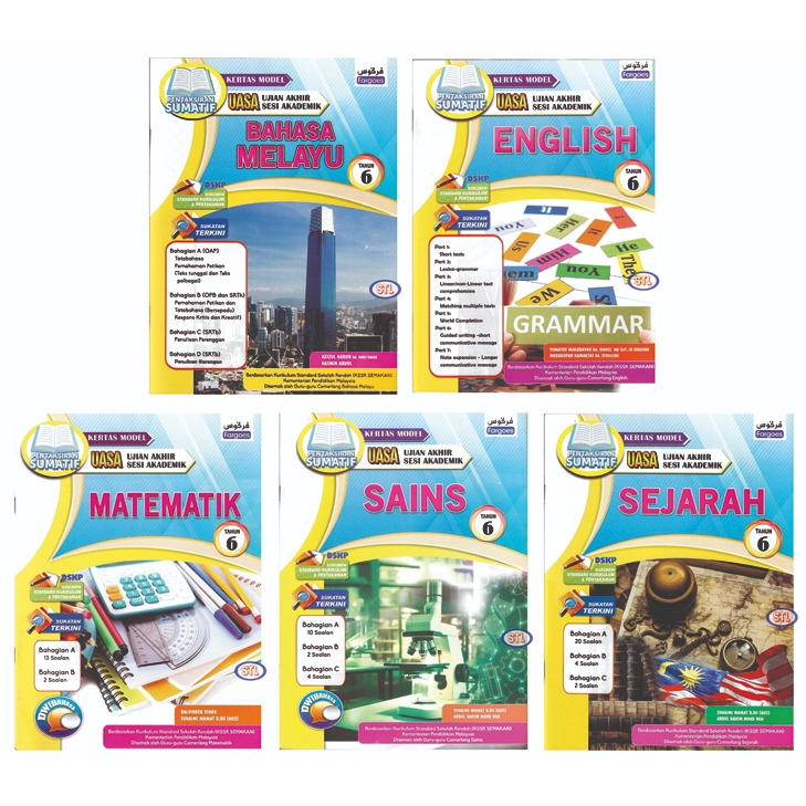 Tahun 6 Pentaksiran Sumatif Kertas Model UASA | Shopee Malaysia