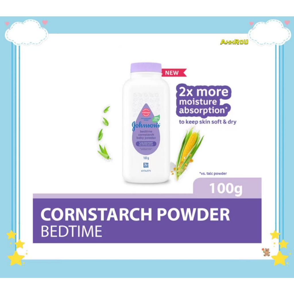 Johnson's Baby Bedtime Cornstarch Powder (100g) | Shopee Malaysia