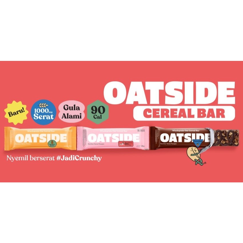 [Ready Stock] (Halal) Oatside Wholegrain Oat Cereal Bar -12 Bar ...