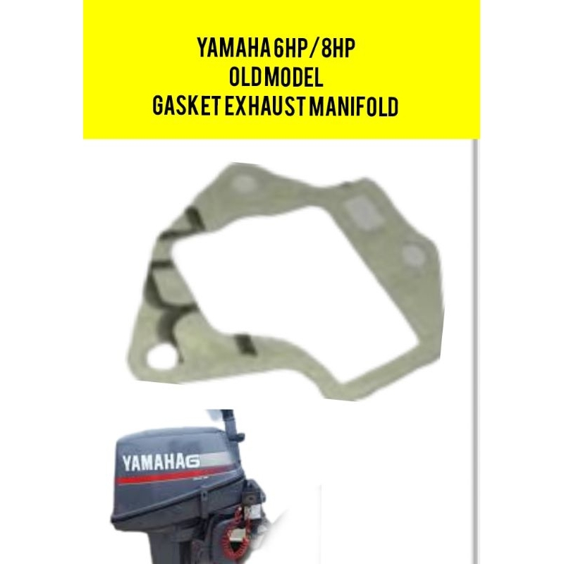 YAMAHA OBM 6HP/8HP Gasket manifold 6G1-41133 # 2 stroke outboard engine ...
