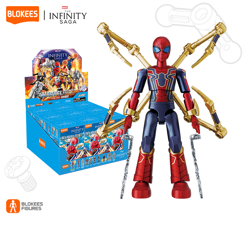 Blokees Figures Marvel Infinity Saga Blind Box Officially licensed Galaxy Version (1Pcs ...